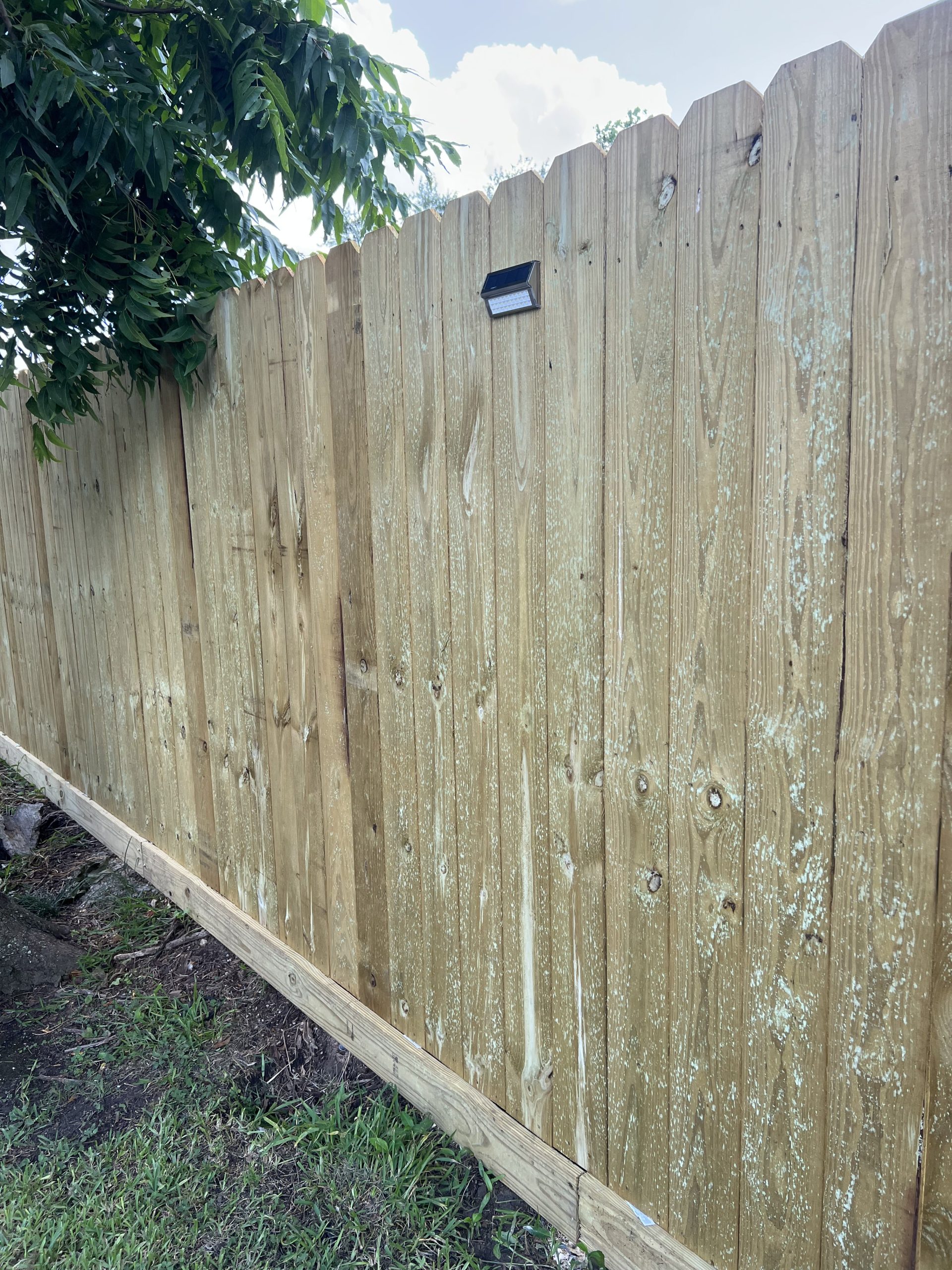 Creating Privacy and Style for Albert Carter: A 6' Pine Guard Privacy ...